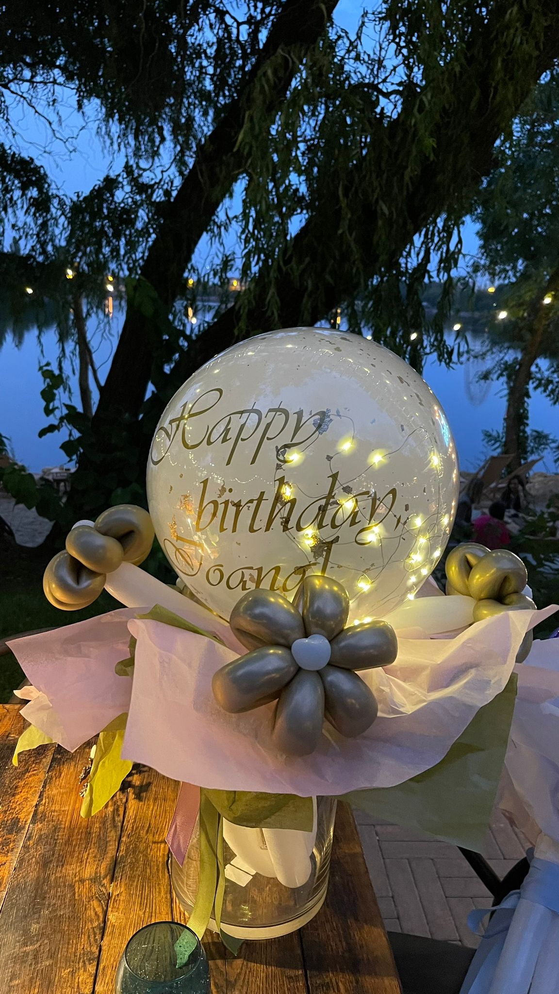 Balon personalizat pentru zi aniversara – Fabrica de Zambete Colorate