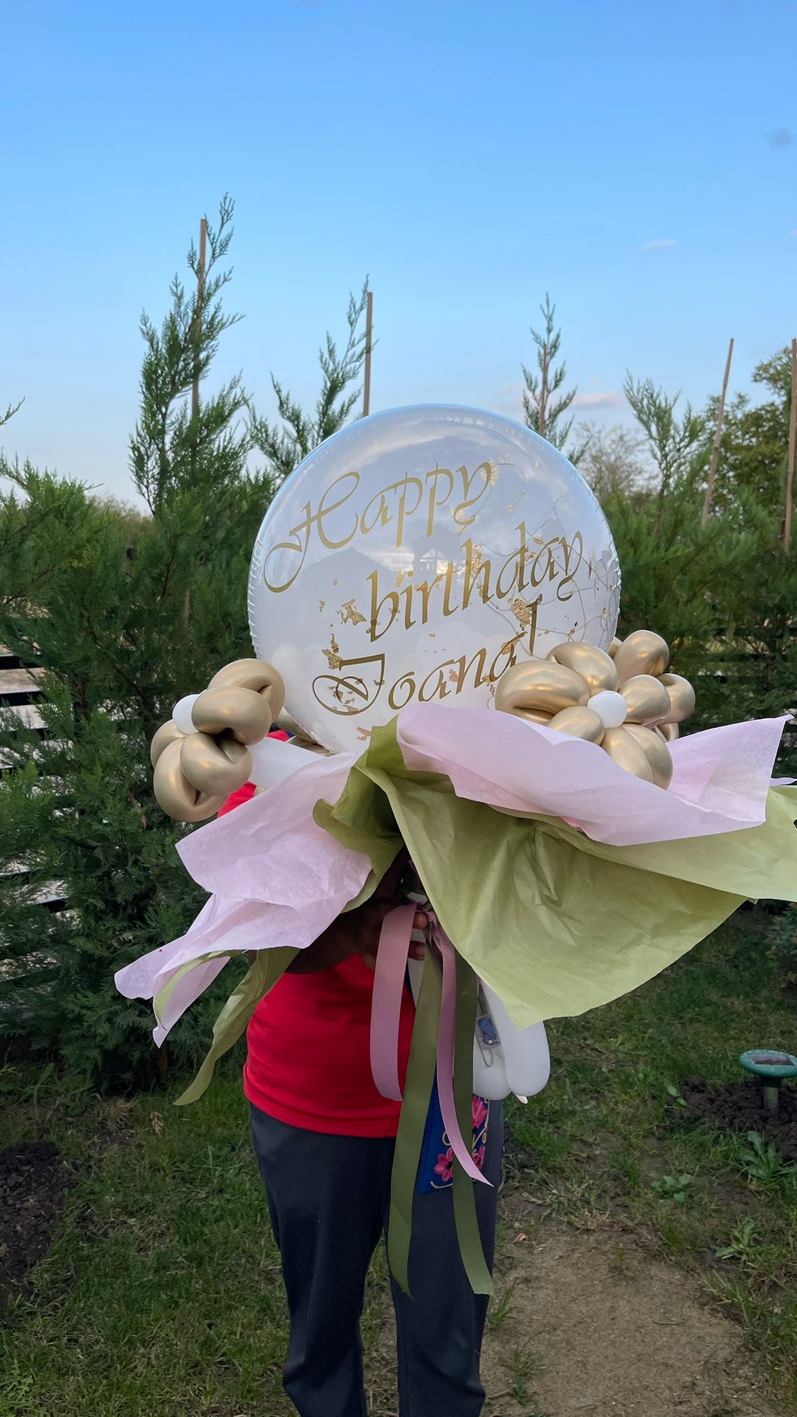Balon personalizat pentru zi aniversara – Fabrica de Zambete Colorate